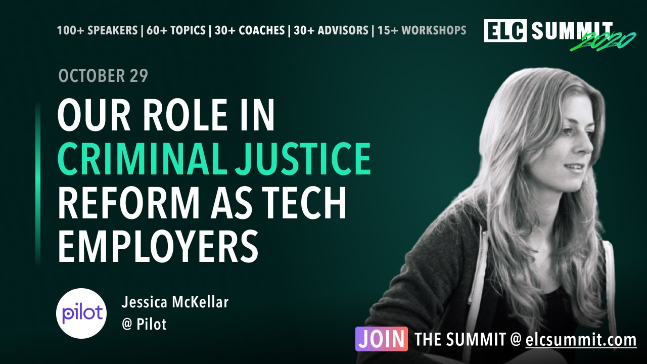 Topic - Our role in criminal justice reform as tech employers by ...
