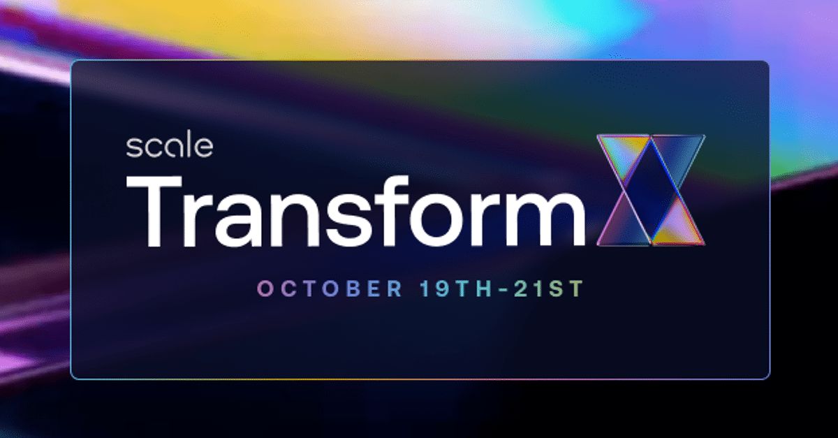 Scale TransformX 2022 - AI Conference